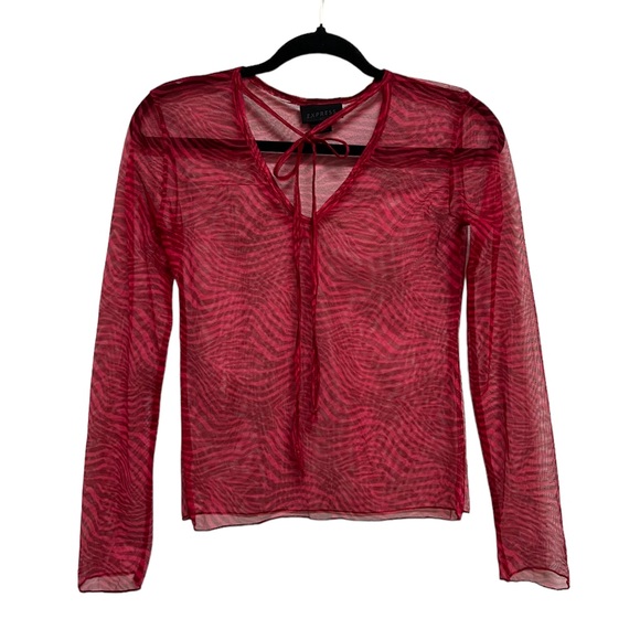 Vintage | Tops | Vintage 9s Tiger Mesh Top | Poshmark